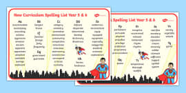 Superhero Vocabulary Mat - ESL Superheroes (teacher made)