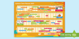 Dates Of Spring - Spring Term 2023 Display Calendar - Twinkl