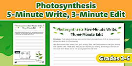 * NEW * Photosynthesis Quick Quiz for 3rd-5th Grade
