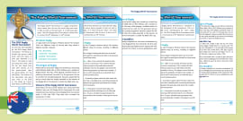 FREE! - The Rugby World Cup Reading Comprehension - Twinkl