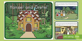 Hansel and Gretel Board Game (teacher made) - Twinkl