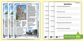 Castles Information Text KS1 Comprehension Activity - Twinkl