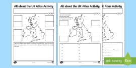 Differentiated Atlas Scavenger Hunt Worksheet / Worksheet