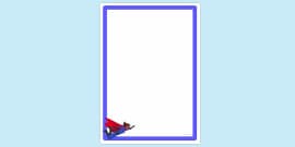 FREE! - Girl Writing Page Border | Page Borders | Twinkl Resources