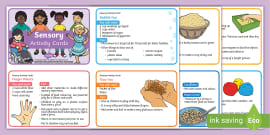 Sensory Brain Break Activity Cards (teacher made)