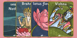 Hindu Creation Story Cards - Hindu Mythology Resources