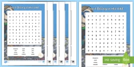 Pearl Diving Word Mat (teacher made) - Twinkl