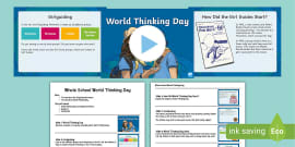 KS1 World Thinking Day Crossword (teacher made) - Twinkl