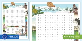 KS2 Where Does Our Food Come From? Worksheet (teacher made)