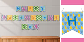 Happy Valentine's Day Pastel Colours Bunting (teacher made)