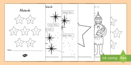 Matariki Feather Outline Mindfulness Colouring - Twinkl