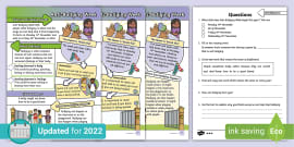 FREE! - KS1 All About the Eurovision Song Contest Reading Activity