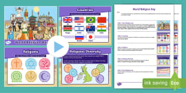 World Religion Day Word Mat (teacher made) - Twinkl