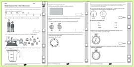 Year 3 Maths Assessment Pack Term 1 (Teacher-Made)