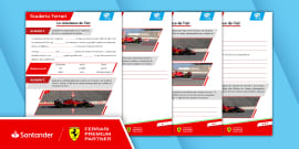FREE! - Scuderia Ferrari F1: Labelling a Ferrari Car French