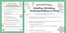 Lang Deel Somme Oefenbladsye vir Graad 5 (teacher made)