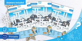 Winter Olympics Logic Puzzle - Level 2 - Kids Puzzles
