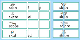 'sk' Phonics Words Blending Activity | Literacy Resources