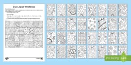 Rainbow Mindfulness Collaborative Colouring Activity Pack