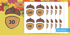 FREE! - Autumn Acorn Number Bonds to 10 (teacher made)