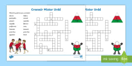 Canmlwyddiant yr Urdd: Taflen Lliwio Mistar Urdd/Urdd Centenary: Mr Urdd
