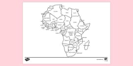 Africa Word Search (teacher made)