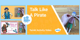 Talk like a Pirate- Pirate School PowerPoint (teacher made)