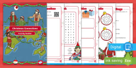 Christmas Connections Activity Booklet - Twinkl Christmas