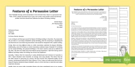 Examples of Persuasive Writing Texts - KS2 English