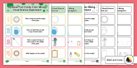 Walking Rainbow Visual Science Experiment (profesor hizo)