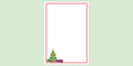 FREE! - Simple Blank Rainforest Tree Page Border - Twinkl