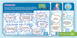 Safer Internet Day Collaborative Colouring Poster - Twinkl