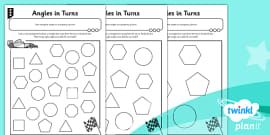 Right Angles Shape Sorting Activity (teacher made)
