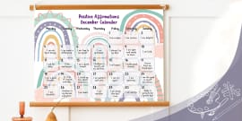 Editable December Calendar (teacher made) - Twinkl