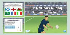 Six Nations Rugby Word Cards-Scottish (teacher made)