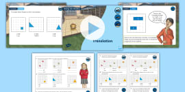 Translating Shapes Worksheets | KS2 Translation Worksheets