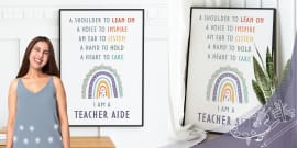 Amazing Work Coming Soon Muted Rainbow-Themed Poster
