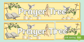 FREE! - 👉 Prayer Area Display Banner (teacher made)