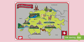 Switzerland Word Search, Switzerland (Teacher-Made) - Twinkl