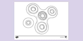 FREE! - Spinner 8 Sections Colouring Sheet | Colouring Sheets