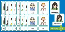 FREE! - Bear Cards Feelings Printable - KS1 - Twinkl