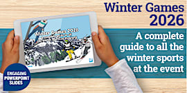 List of Winter Games Sports Poster for K-2nd Grade