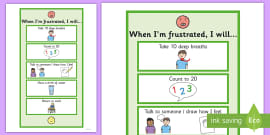Frustrated Writing Template (teacher made) - Twinkl
