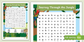 FREE! - Jungle Word Search with Answers - Primary Resources