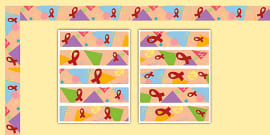 70s Groovy Bulletin Board Borders (teacher made) - Twinkl