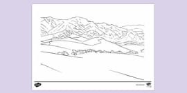 FREE! - Valley Colouring | Colouring Sheets (Teacher-Made)