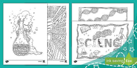 Science Themed Mindfulness Colouring Pages - Twinkl