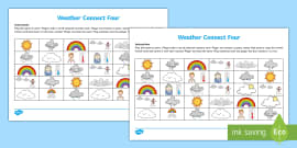 French Weather Vocabulary Cards