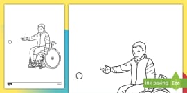 Paralympic Games Colouring Pages (teacher made) - Twinkl