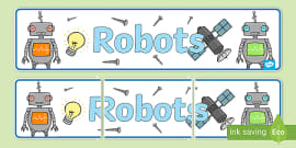 Robots Display Photos (professor feito) - Twinkl